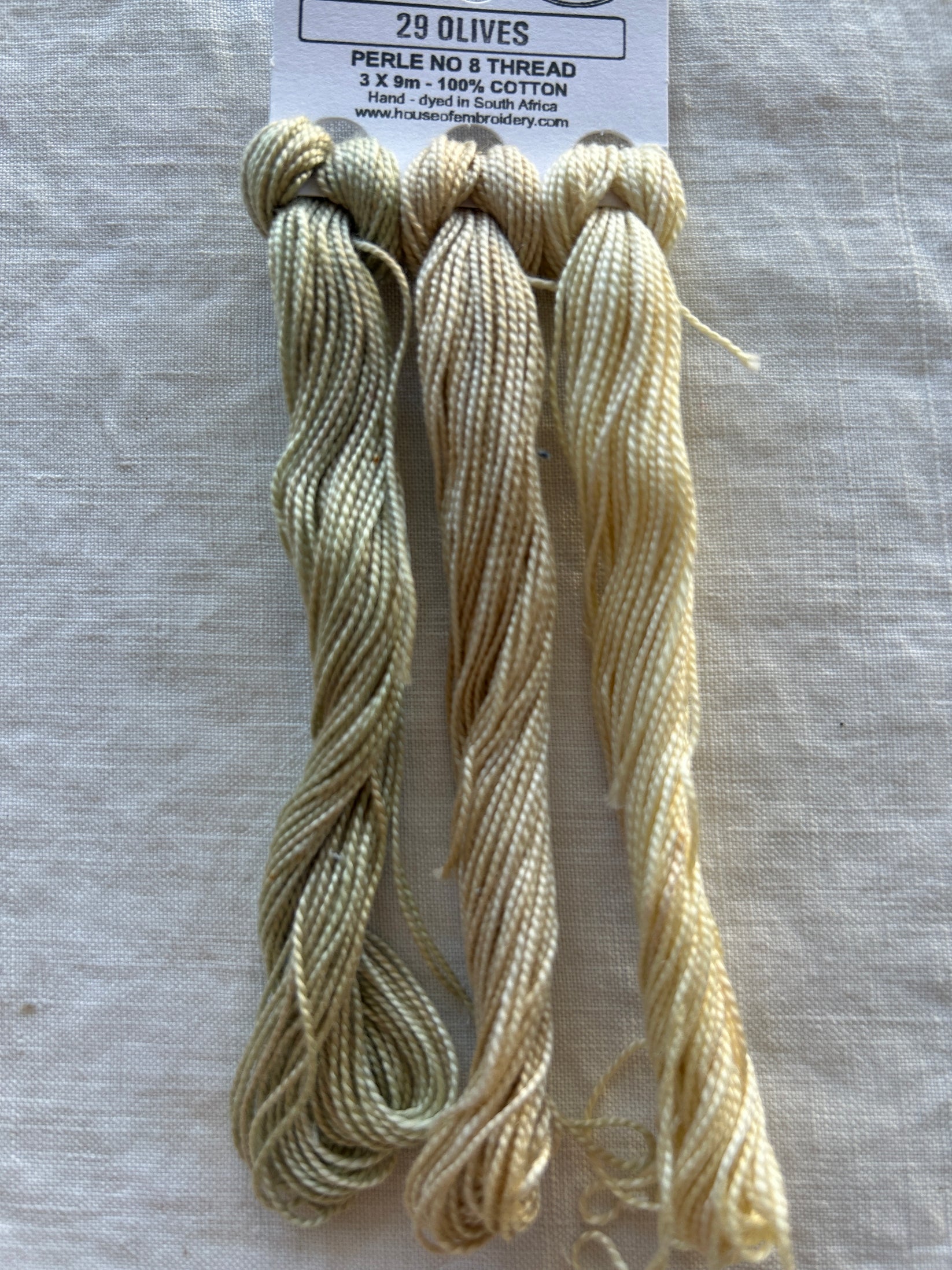 House of Embroidery Threads - Size 8 – FRENCH GENERAL