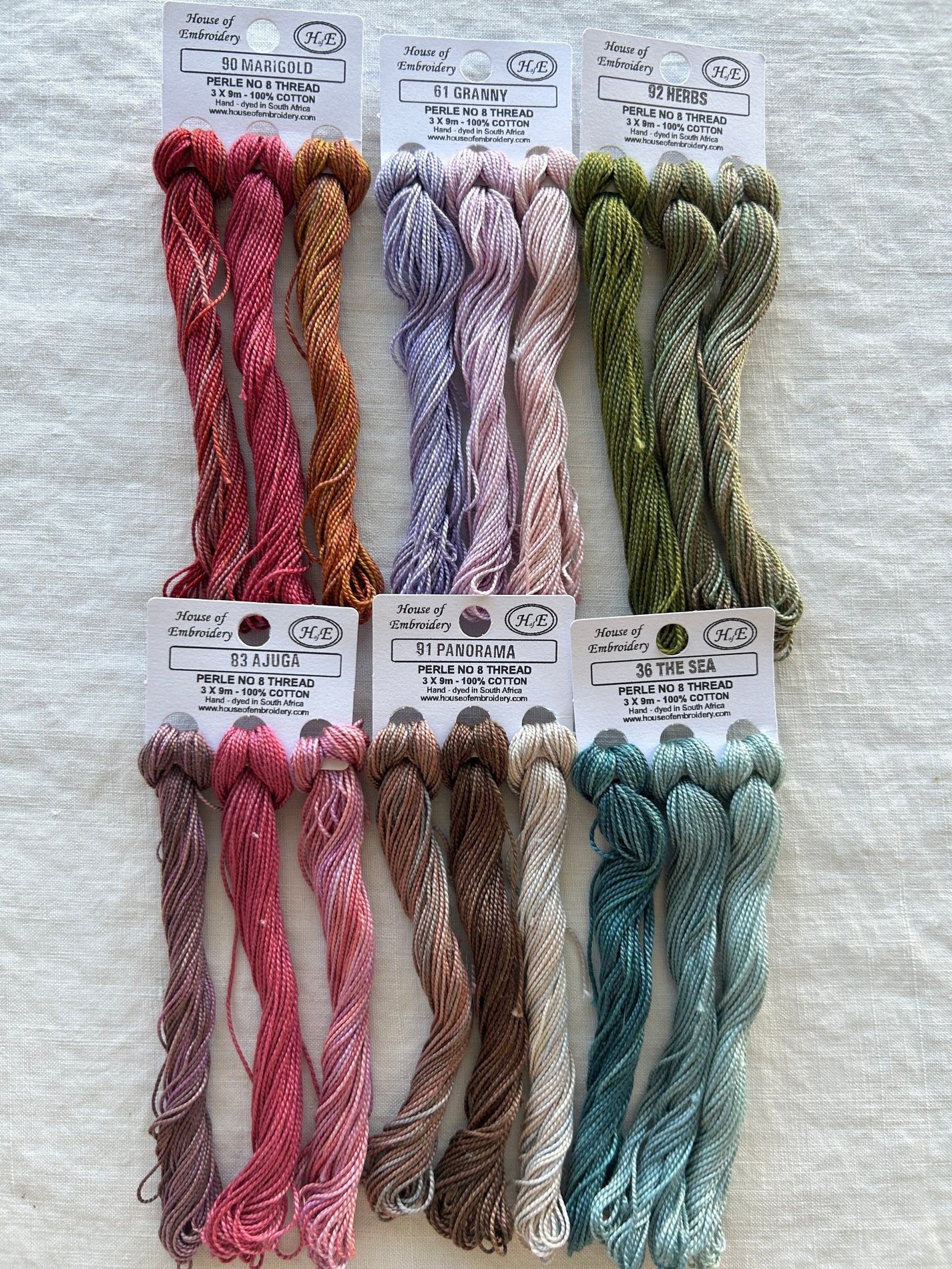House of Embroidery Threads - Size 8 – FRENCH GENERAL