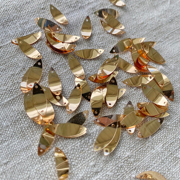 Vintage French Sequins - Gold Curved – FRENCH GENERAL