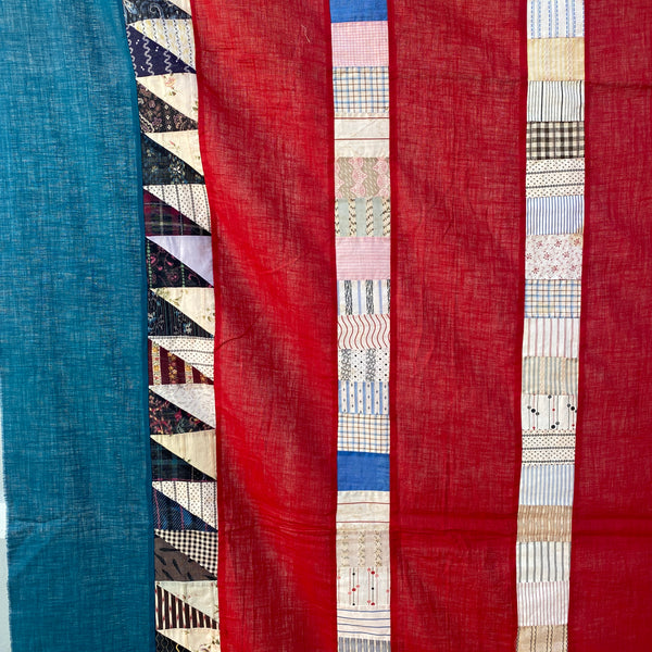 Antique Scrappy Strippy Bars Quilt Top – FRENCH GENERAL